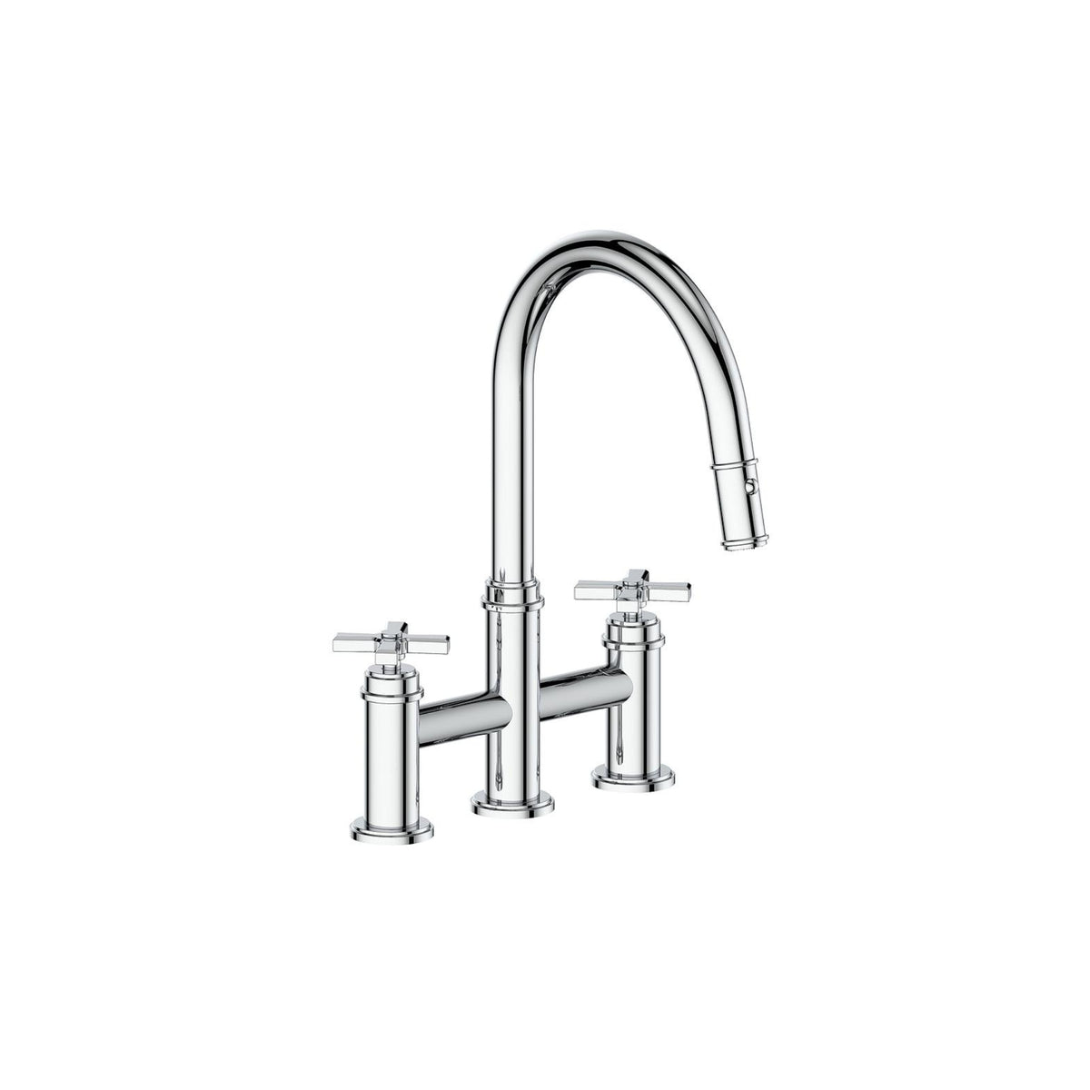 Kitchen faucet with cross handles Zehn Collection — Plomberie Mascouche