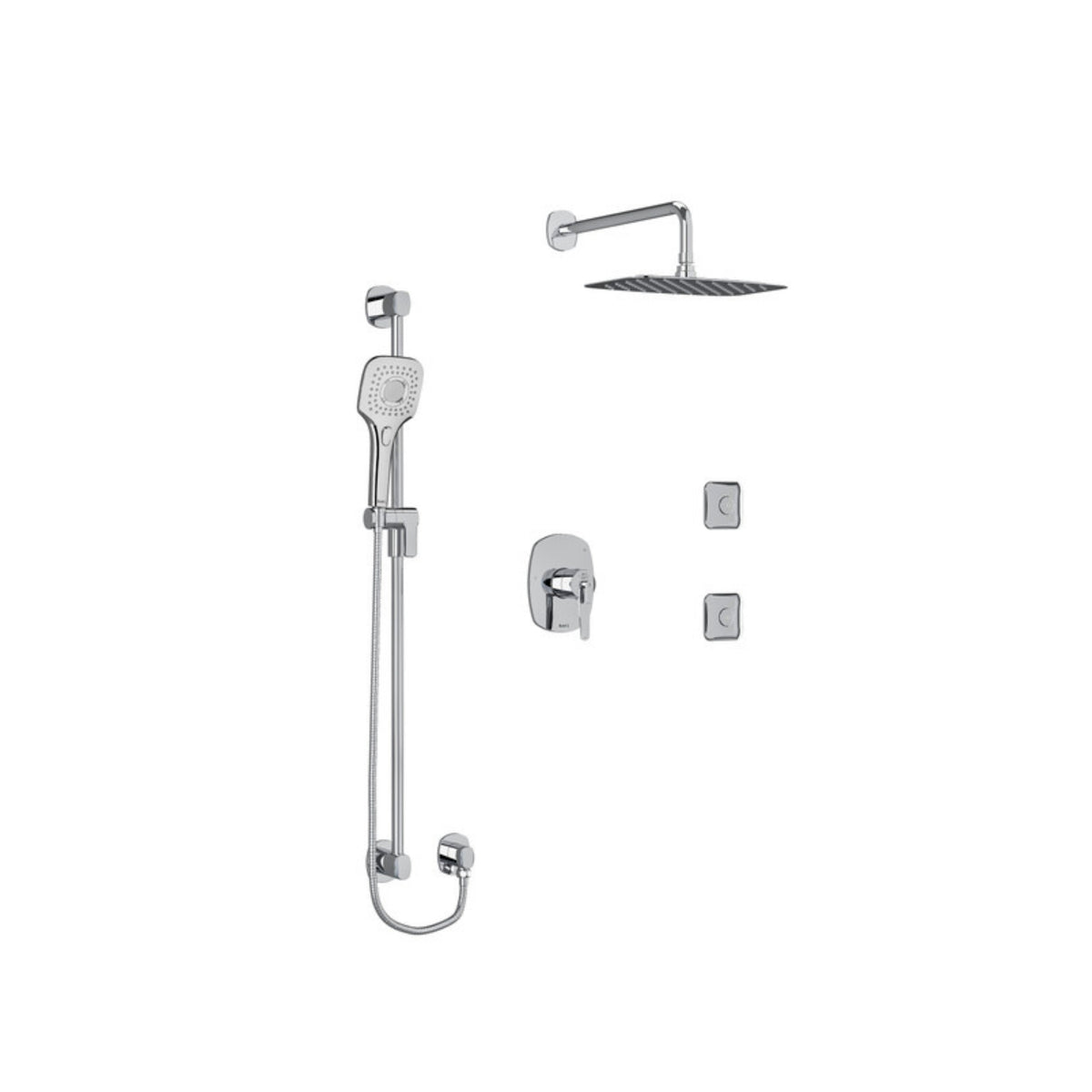 Ensemble de douche avec jets corporels Collection Venty — Plomberie ...