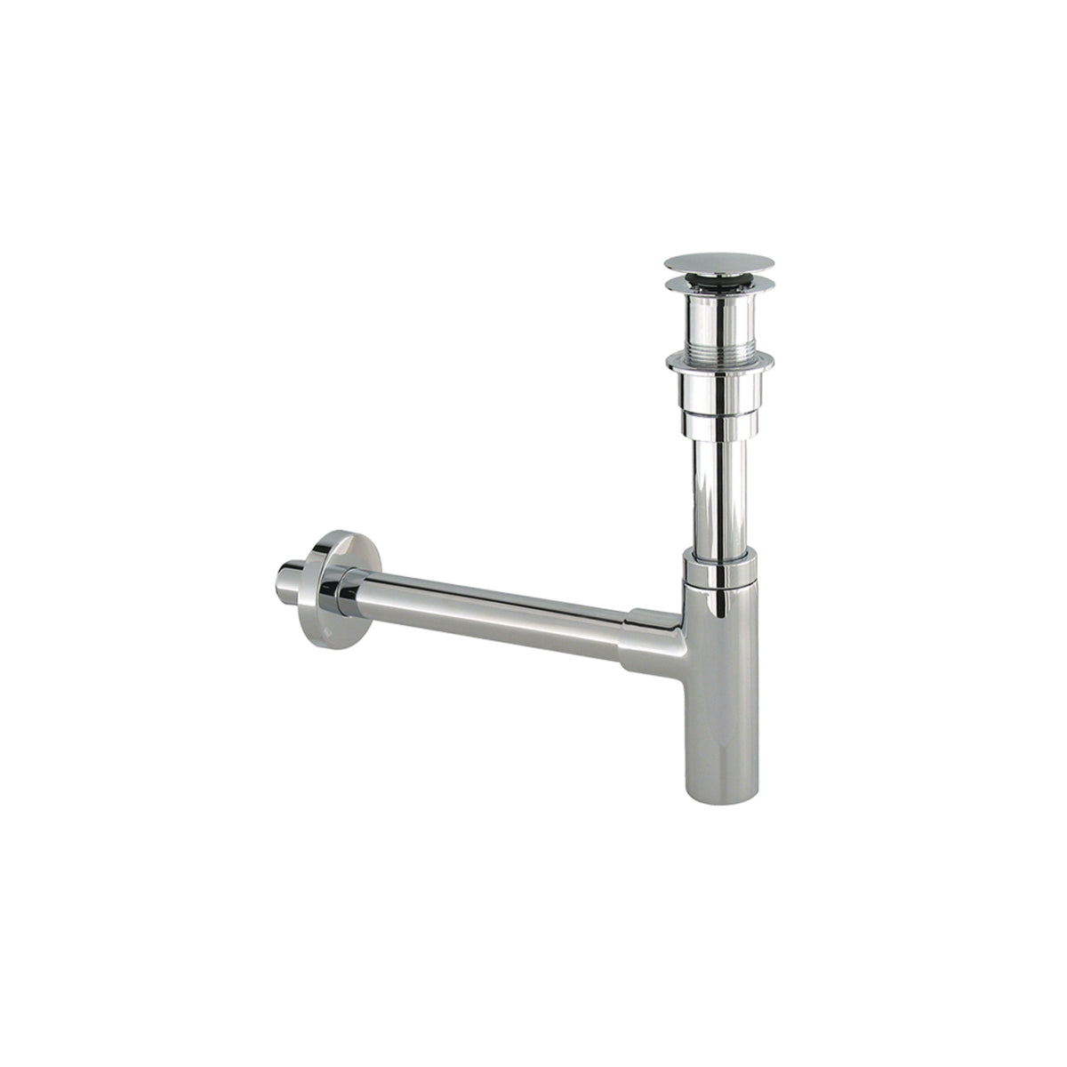 Decorative siphon and pressure drain without overflow — Plomberie Mascouche