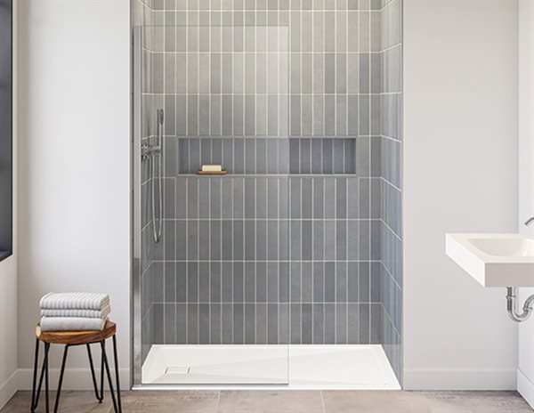 Écran de douche Station — Plomberie Mascouche