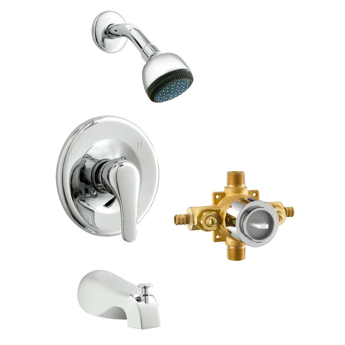 3-piece bath/shower faucet kit — Plomberie Mascouche