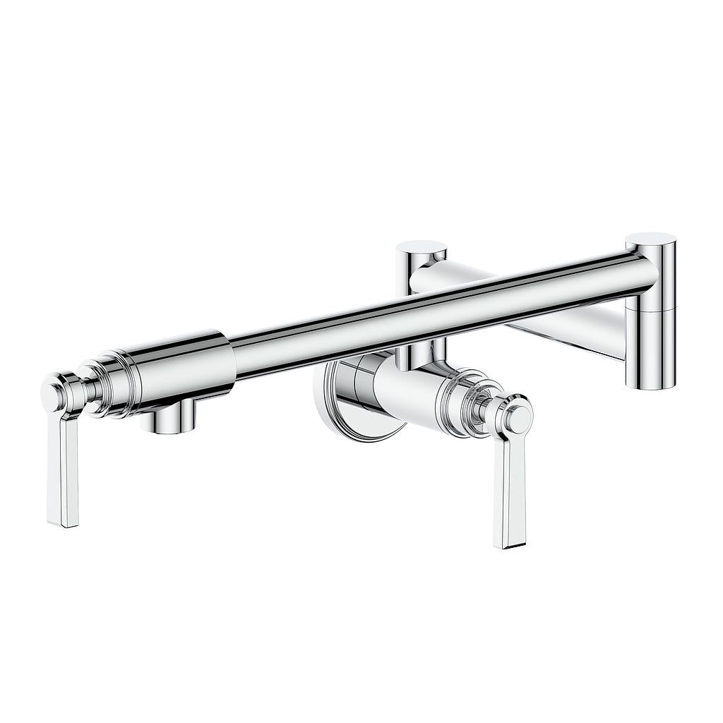 Wall-mounted filler faucet with lever handles Zehn Collection ...
