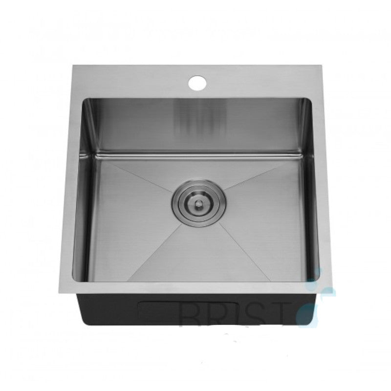 Overmounted Washroom Sink 22 X 20 1/2 X 12 Stainless Steel — Plomberie ...